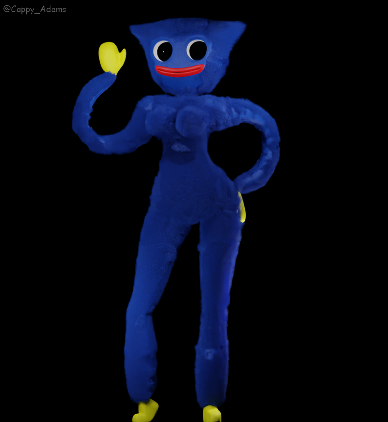 Female Huggy Wuggy 3D Model by CappyAdams