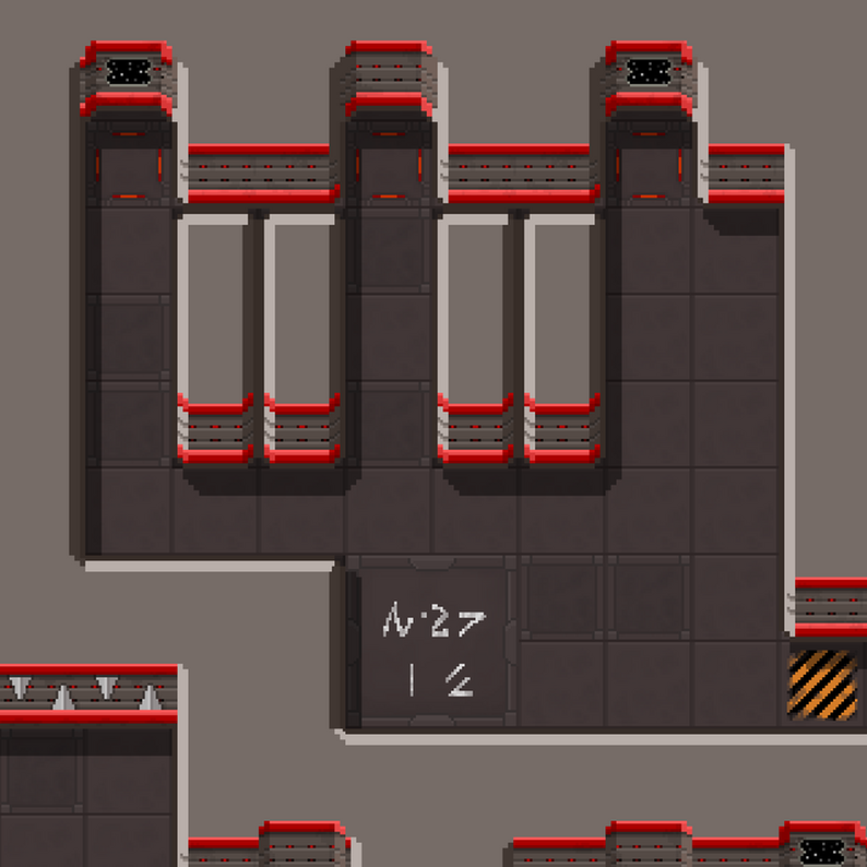 DithArt's Sci-Fi Tileset 3 - Alien Spaceship by DithArt