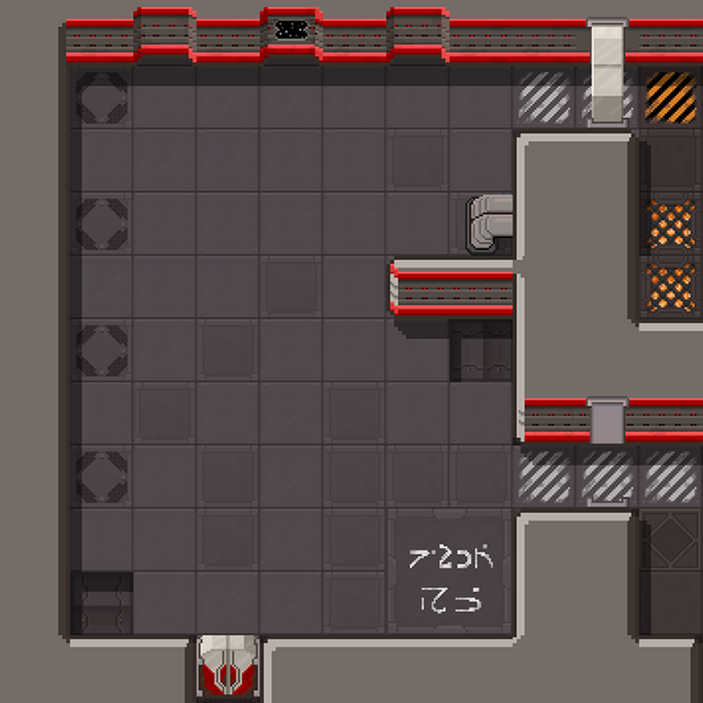 DithArt's Sci-Fi Tileset 3 - Alien Spaceship by DithArt