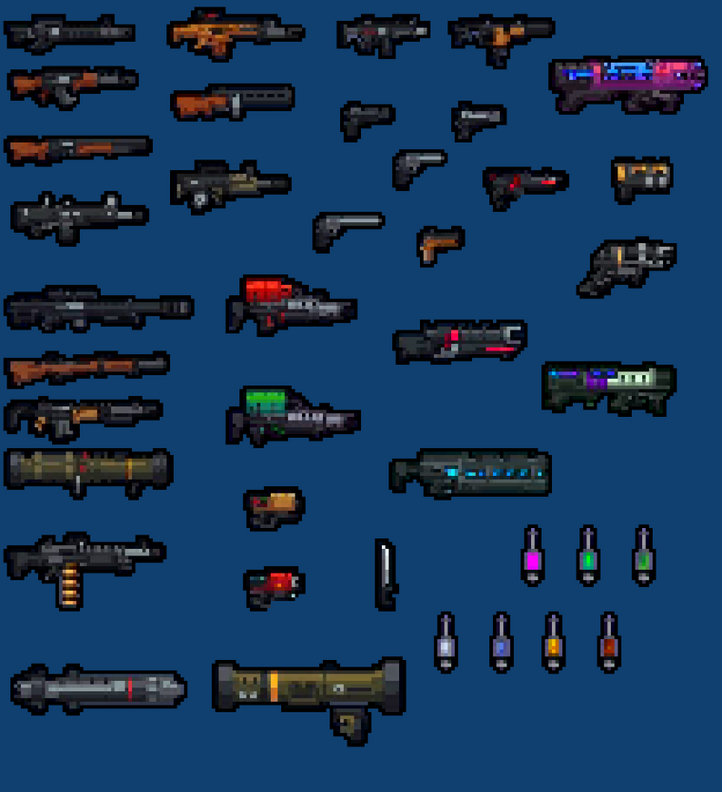 Pixel weapons pack by IgArt