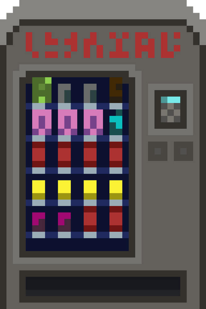 Pixel Vending Machine by Keio