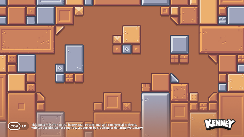 Pixel Platformer Blocks by Kenney (Assets)