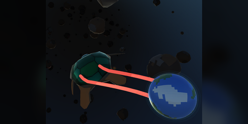 Space Turtle by Sebastian Lague