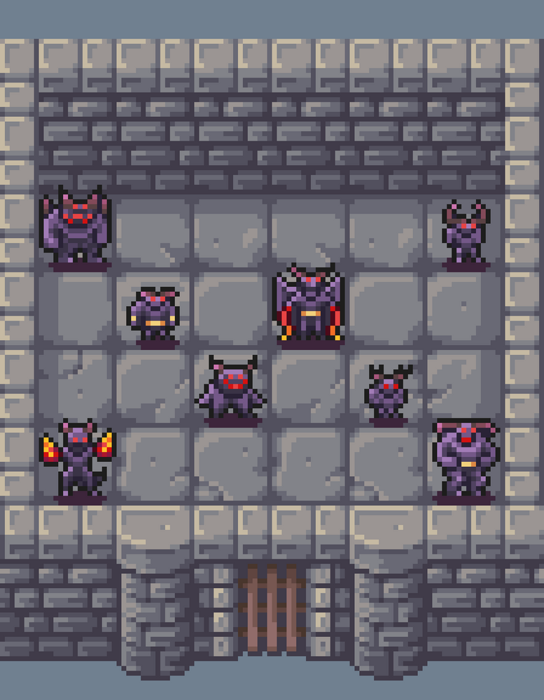 Demon Asset Pack [16x16] by DeepDiveGameStudio