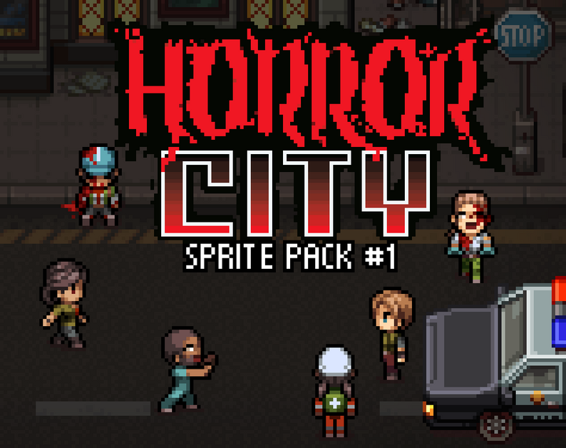 Horror City - Sprite Pack #1 by MalibuDarby