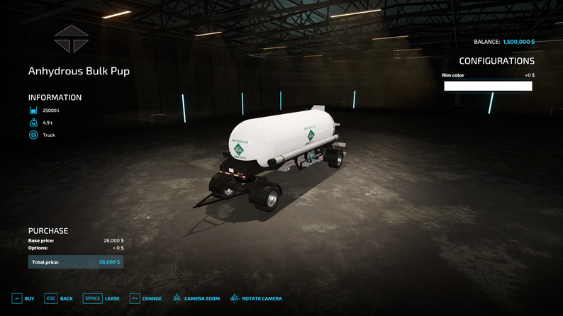 FS22 Anhydrous / Propane Transport Trailers by Central Ohio Modding