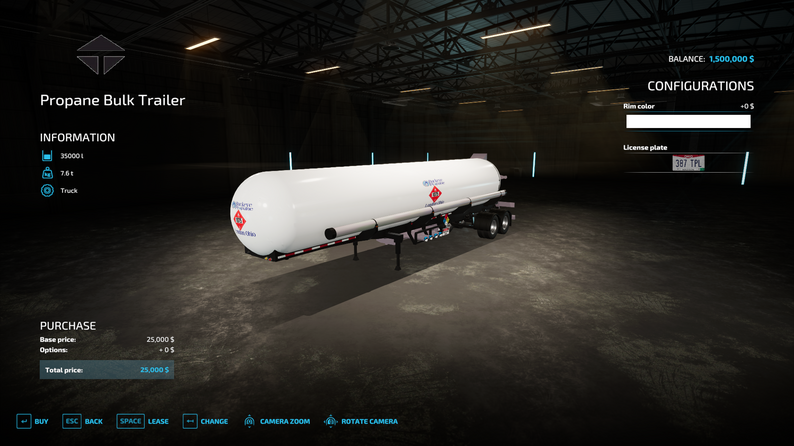 FS22 Anhydrous / Propane Transport Trailers by Central Ohio Modding