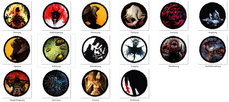 VTT Tokens for Qvke Borg by Bird Silhouette Games