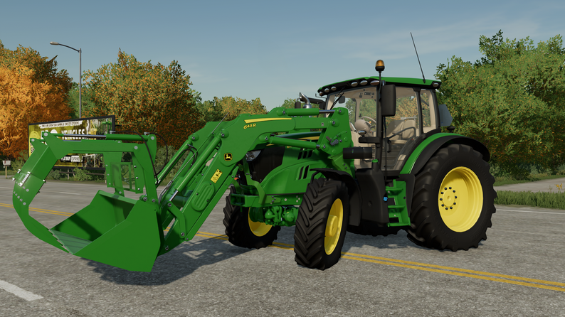 FS22 (outdated) - John Deere 6R Small Frame US/CA by Skywalker Farms