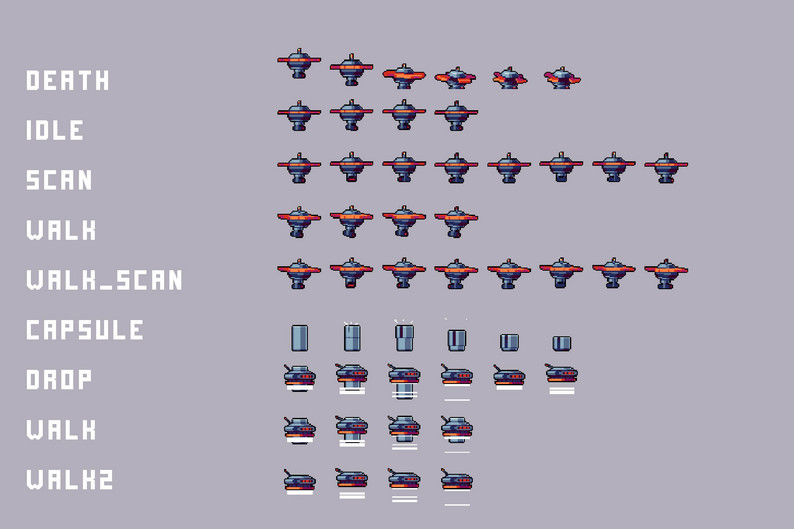 Free Drones Asset Pack by Free Game Assets (GUI, Sprite, Tilesets)