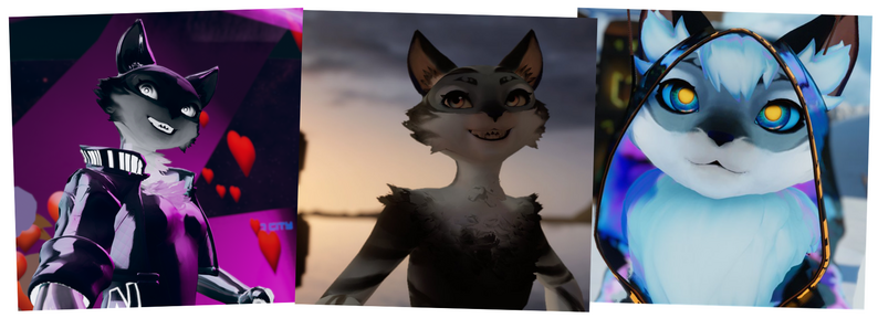 Cat Avatar VRChat 3 compatible fully rigged by Lhannan