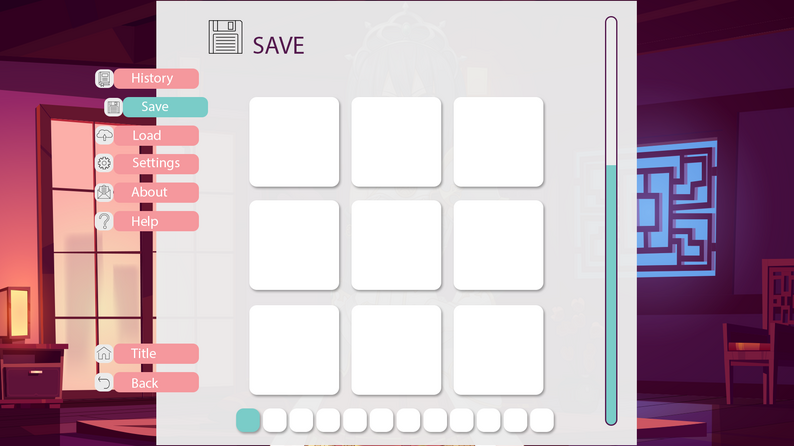 GUI for Visual Novels by Okaeridev