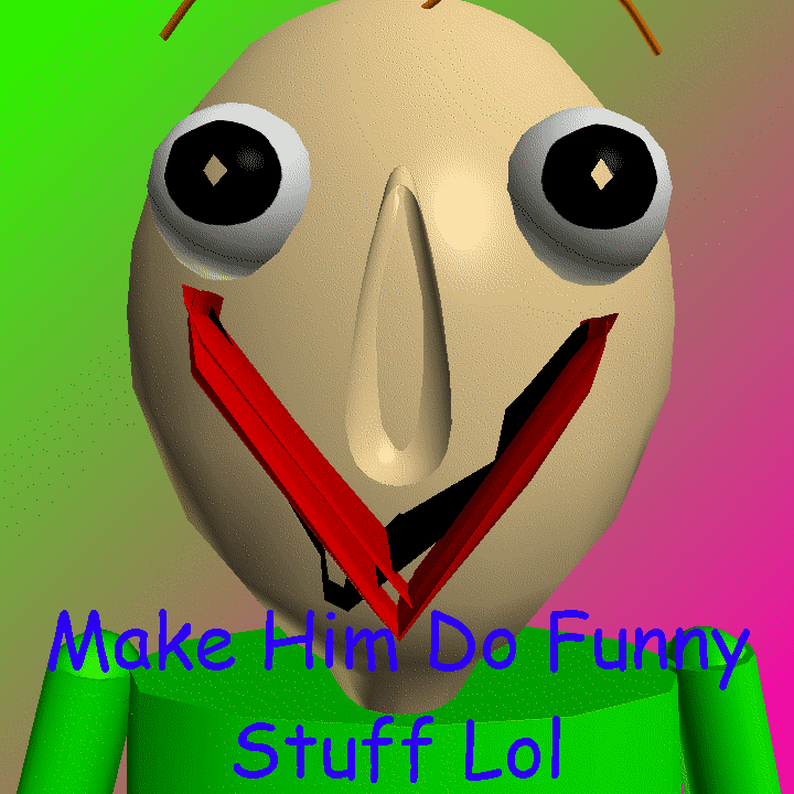 New Baldi Model For Anim8or By Oranio2010 By Oranio2010