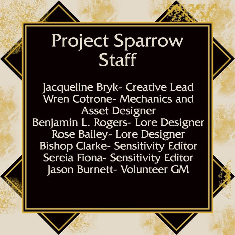 Project Sparrow by RuffledFeathers