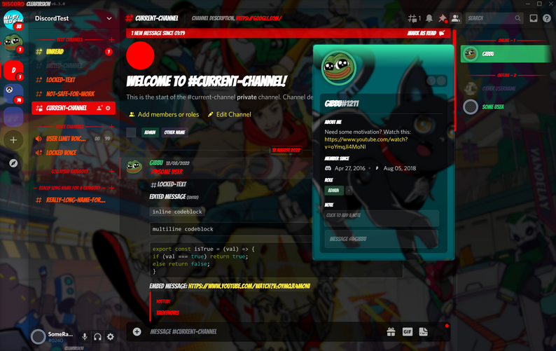 Discord CSS themes by DriftWare Discord CSS themes by DriftWare