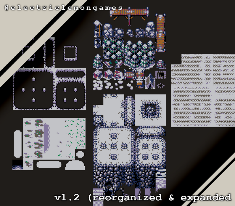 Fantasy RPG Tileset: Lonesome Forest by Electric Lemon