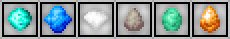 pixel-art pixel gems by TimberwolfGames