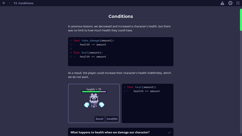 Learn Godot's GDScript From Zero by GDQuest