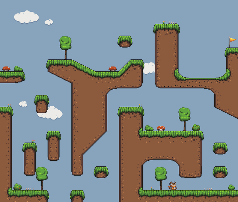 32x32px Platformer Tileset by SolaarNoble
