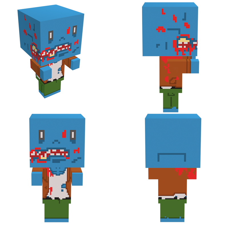 Block Zombies Collection by BjornH