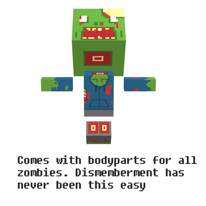 Block Zombies Collection by BjornH