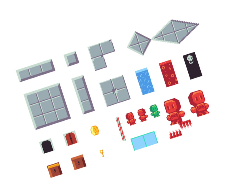 Platform Prototype Tileset 16x16 by A S P Studio