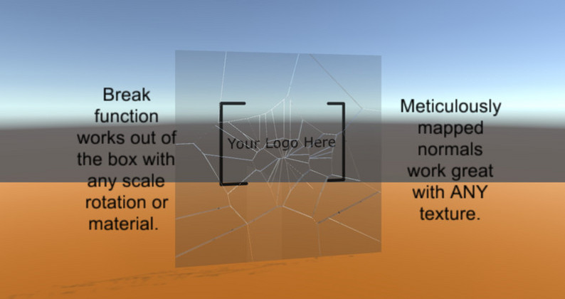 Breakable Glass Complete Solution Demo by wonderpatch