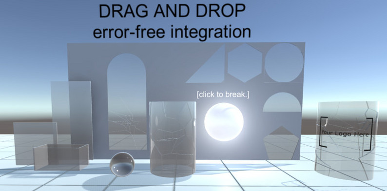 Breakable Glass Complete Solution Demo by wonderpatch