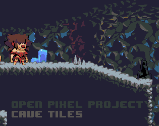 OPP 2017 - Cave and mine cart by Open Pixel Project