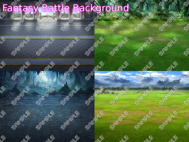 Magical Girl Sprite & Fantasy Battle Background Asset by MugenEncount