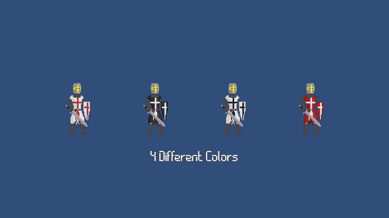 Pixel Art Crusader by Jobanni