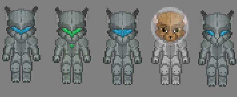 Furry pixel sprites by Ratio (DWAI)