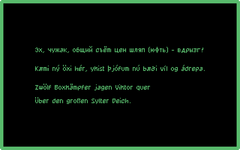 Pixel Font - Axones by somepx