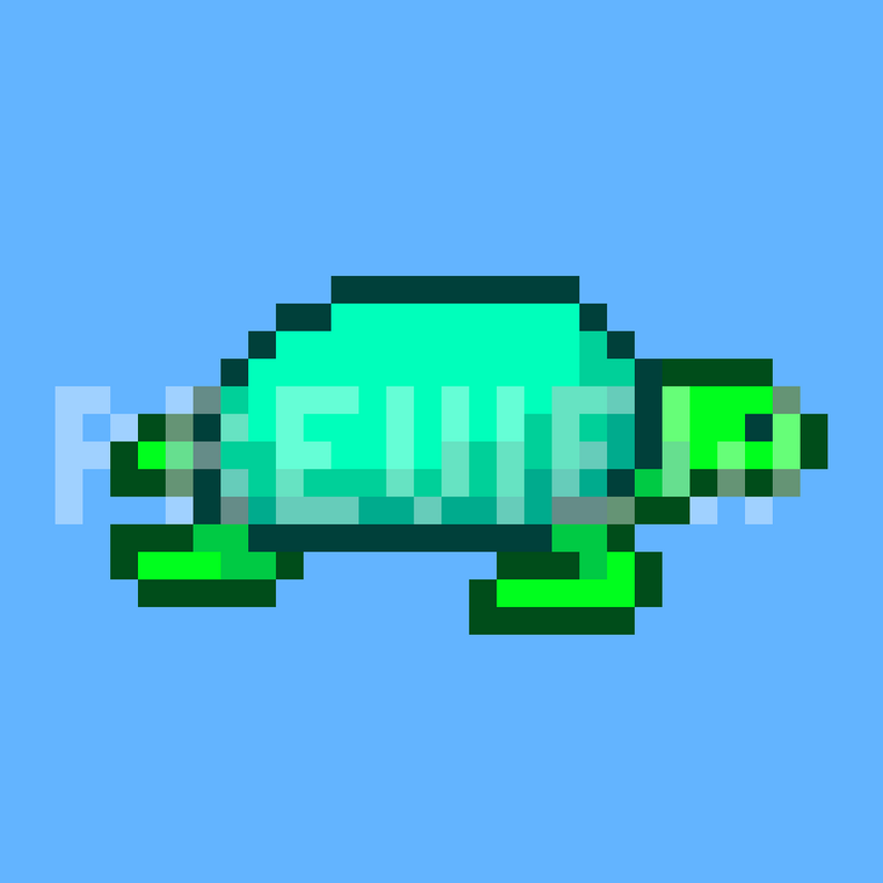 Marine creatures: Sea animals pixel art animations by Weenter