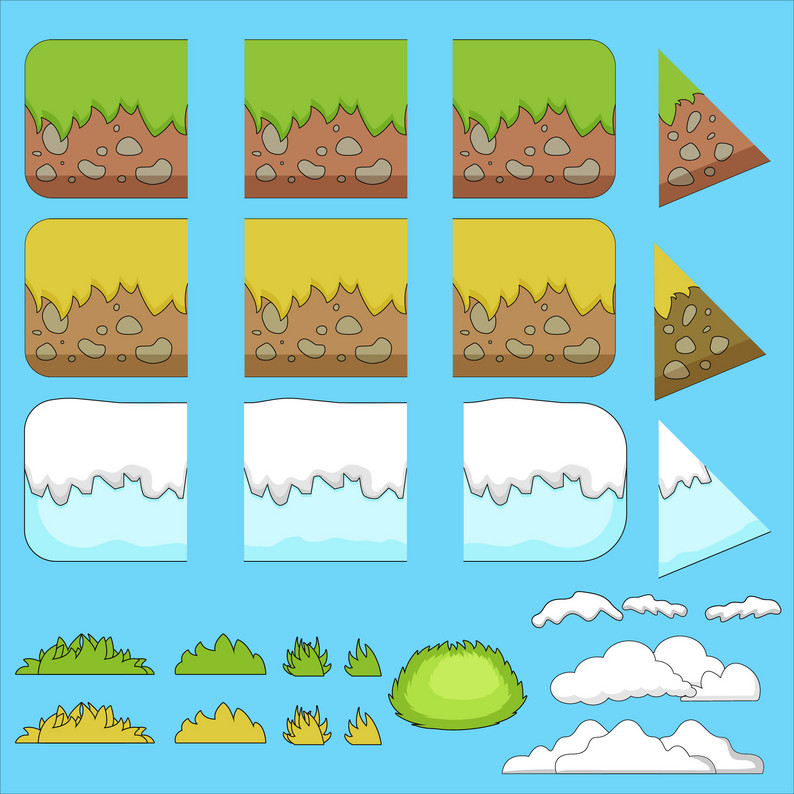 Tile set and Level design tools by SunGraphica