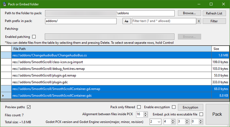 Godot PCK Explorer by Dmitriy Salnikov