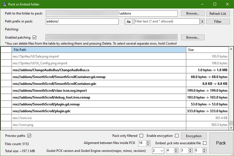Godot PCK Explorer by Dmitriy Salnikov