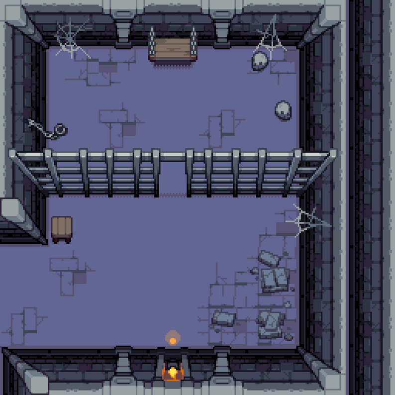 Library / Prison Dungeon Tileset by Aaroneye