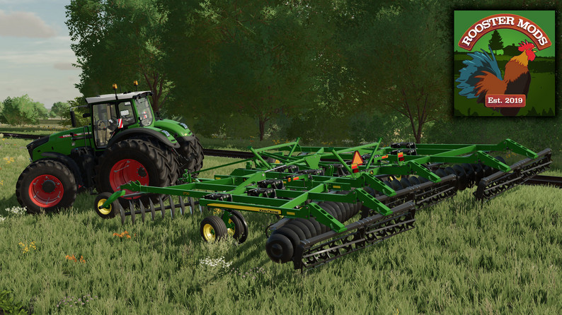 John Deere 2720 11 Shank Disk Ripper by Rooster Mods
