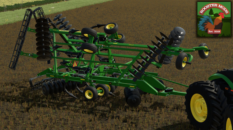 John Deere 2720 11 Shank Disk Ripper by Rooster Mods