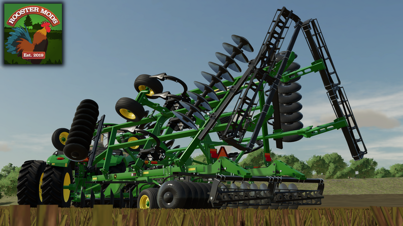 John Deere 2720 11 Shank Disk Ripper by Rooster Mods