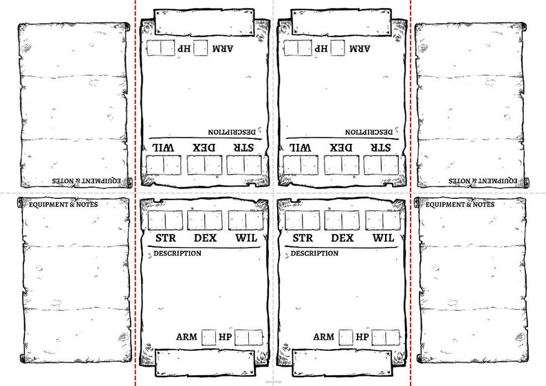 Cairn Charsheets by Oskar Świda