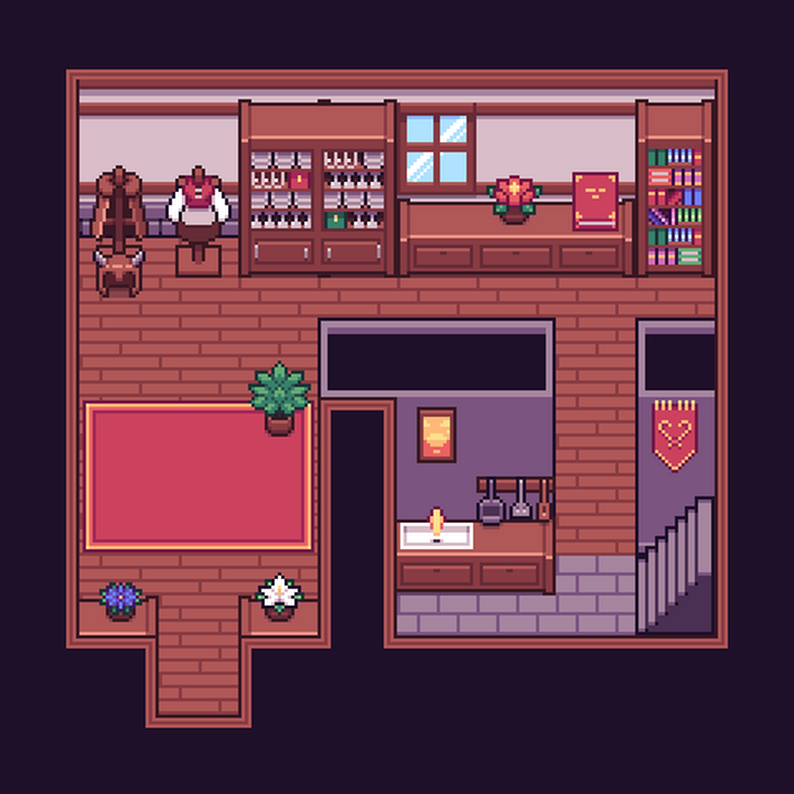 Pretty Little Pixel - Interior by Ecko Ongaku