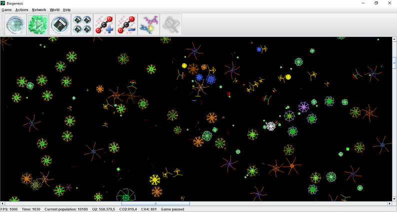 Biogenesis: Evolution simulator by MarcoDBAA