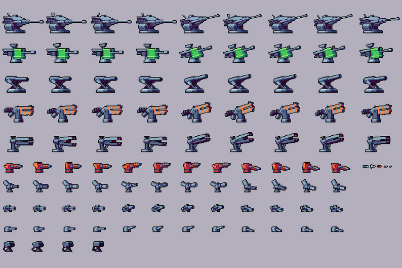 Bike Constructor Pixel Art Assets Pack by Free Game Assets (GUI, Sprite ...