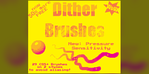 aP's Dither Brushes by abductedPlatypus