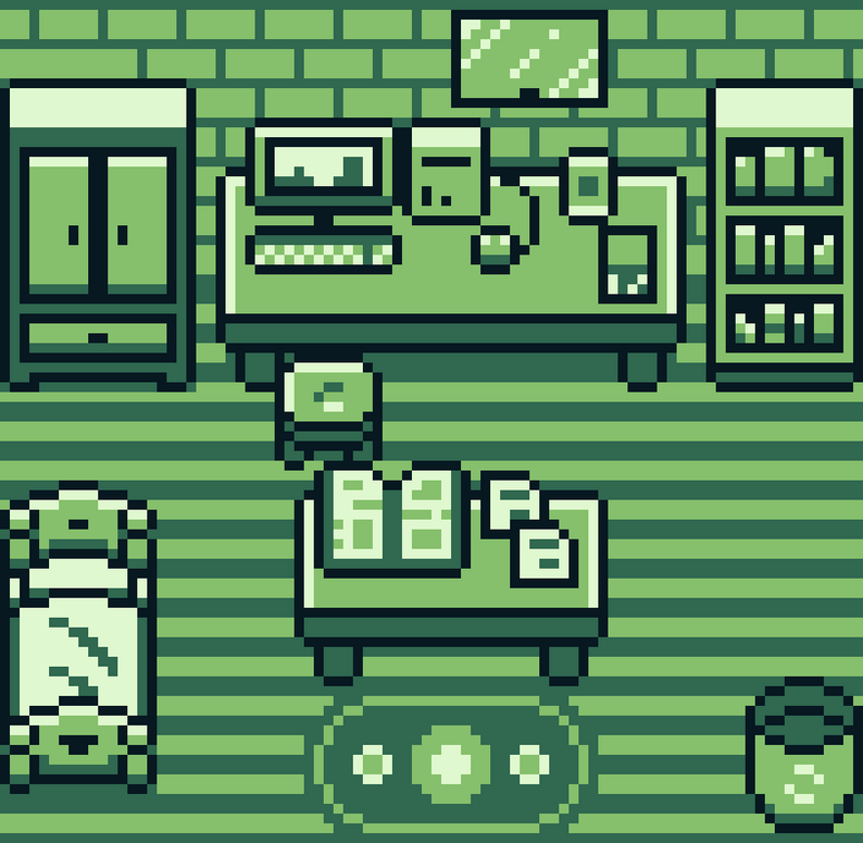 GB Studio Indoors by The Pixel Nook