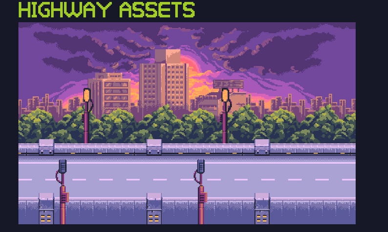 Warped Miami Synth by ansimuz