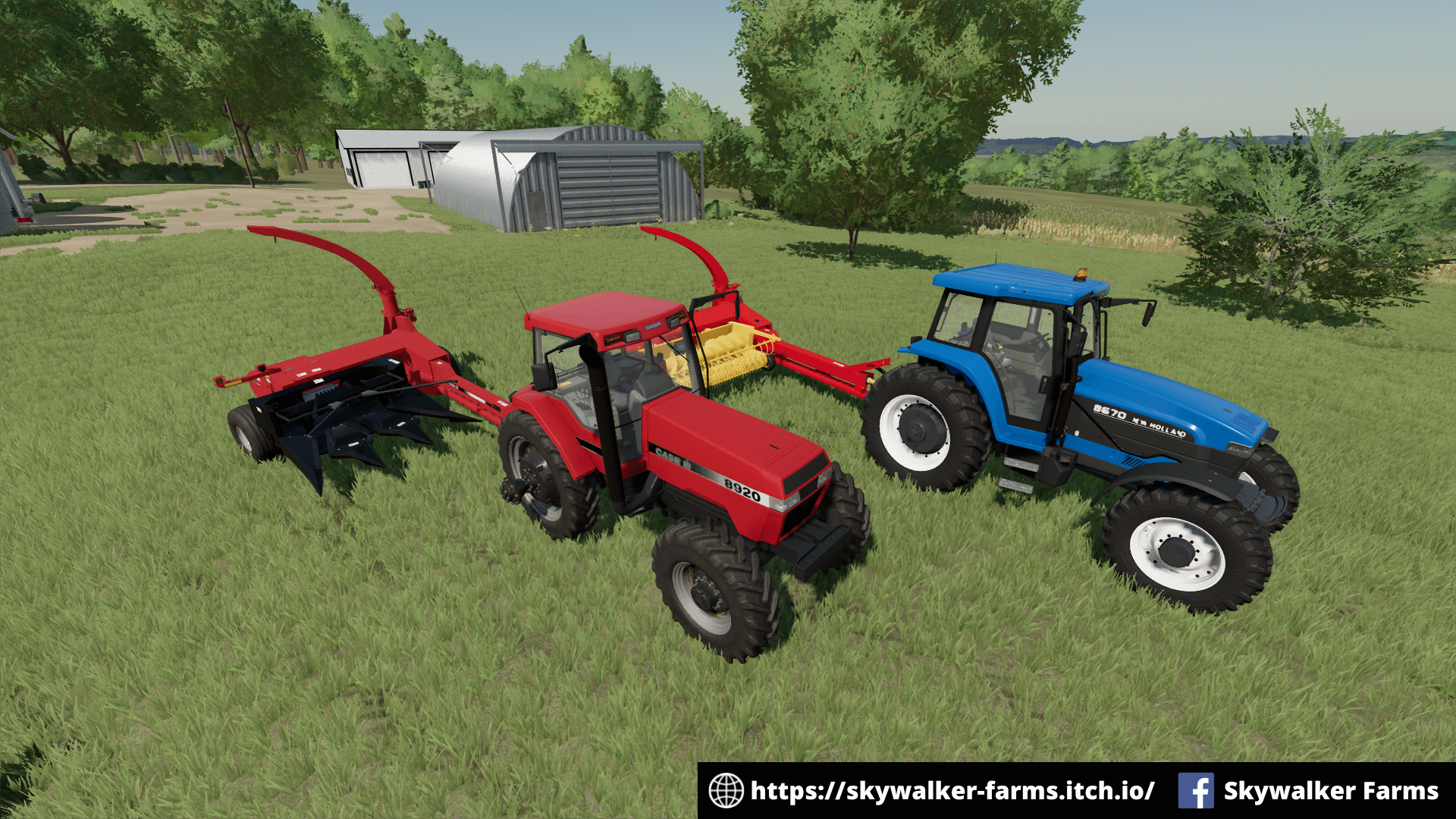 FS22 CNH Pull Type Forage Harvester By Skywalker Farms