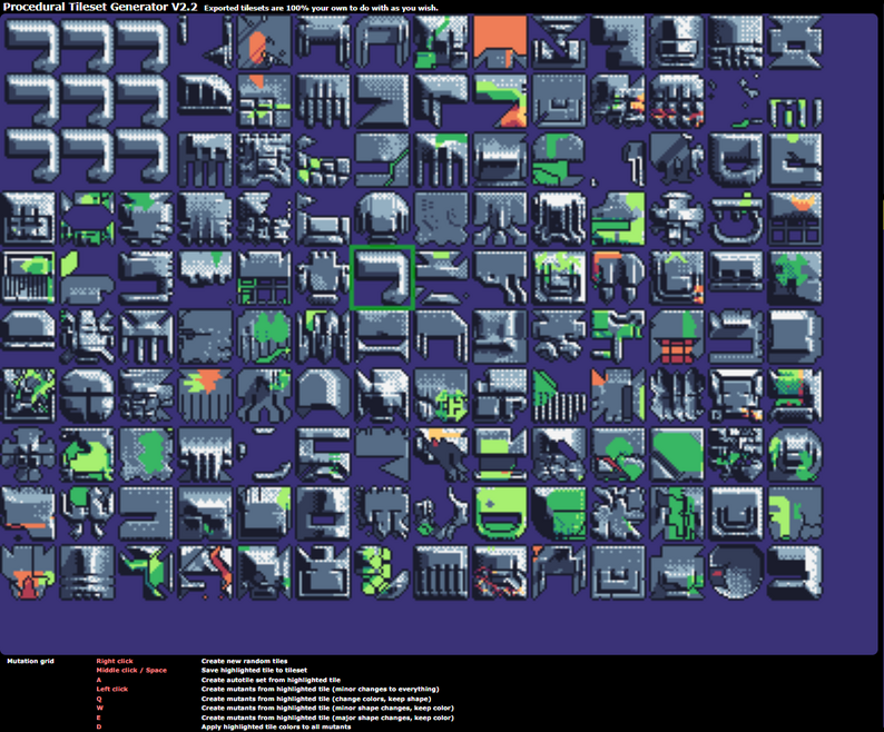 Procedural Tileset Generator by Donitz